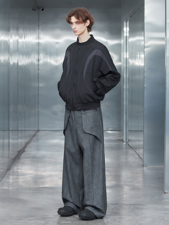 Reflector Line Nylon Jacket – ELUVA